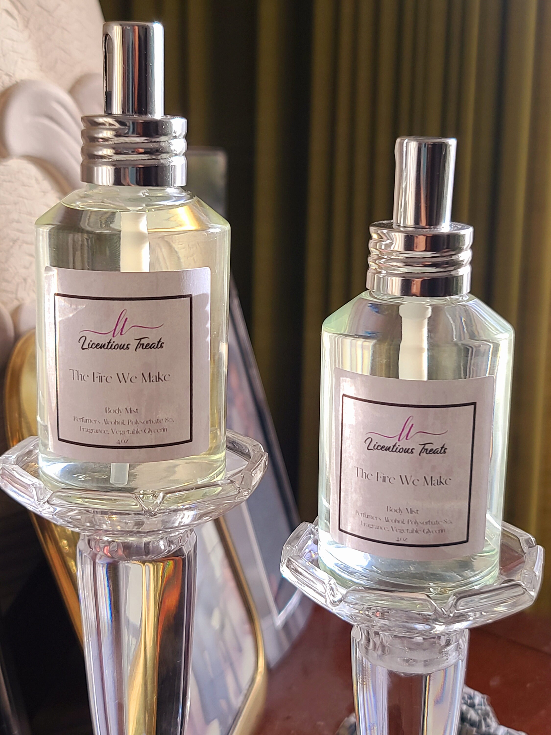 Body Mist the Fire We Make Luxury Body Spray - Etsy