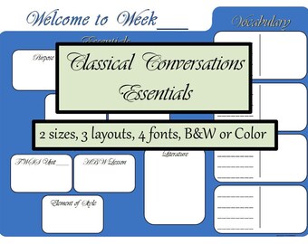 Latin Matching Interactive Chart for Classical Conversations Cycle 3 ...