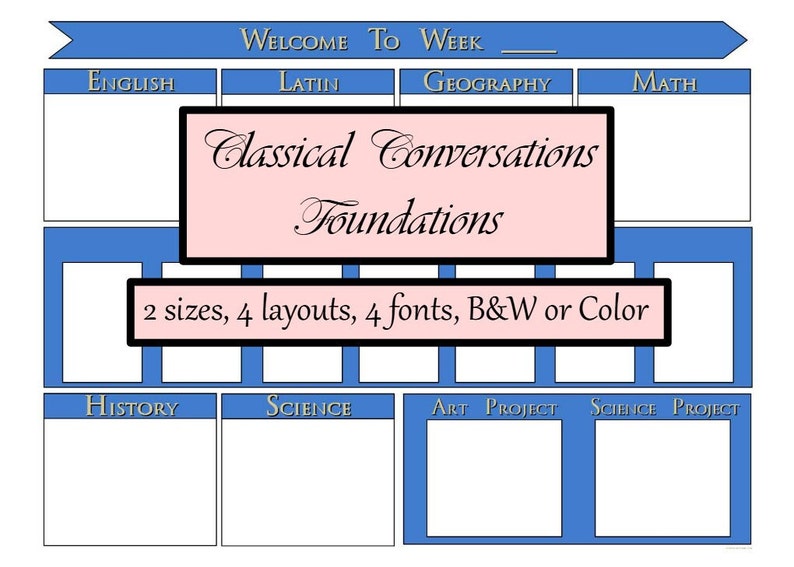 Foundations - Classical Conversations - Etsy