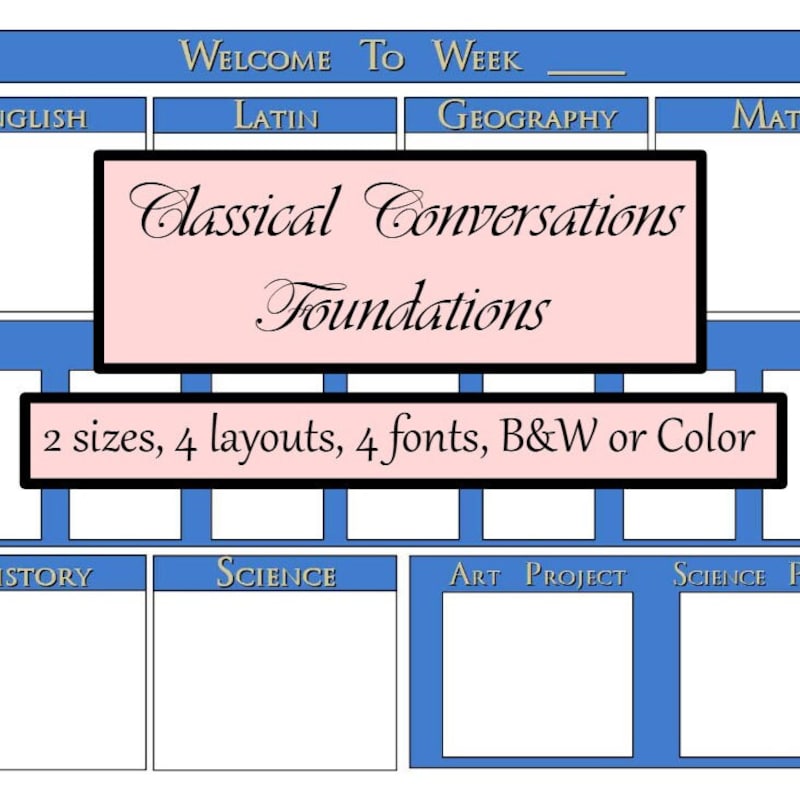 Classical Conversations - Etsy