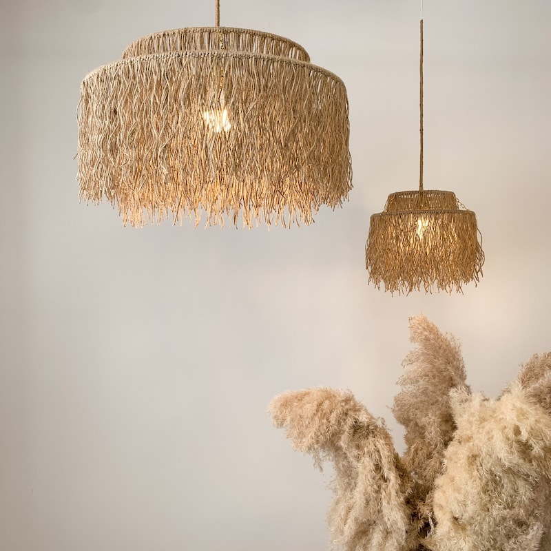 Brown Tassel Chandelier - Etsy UK