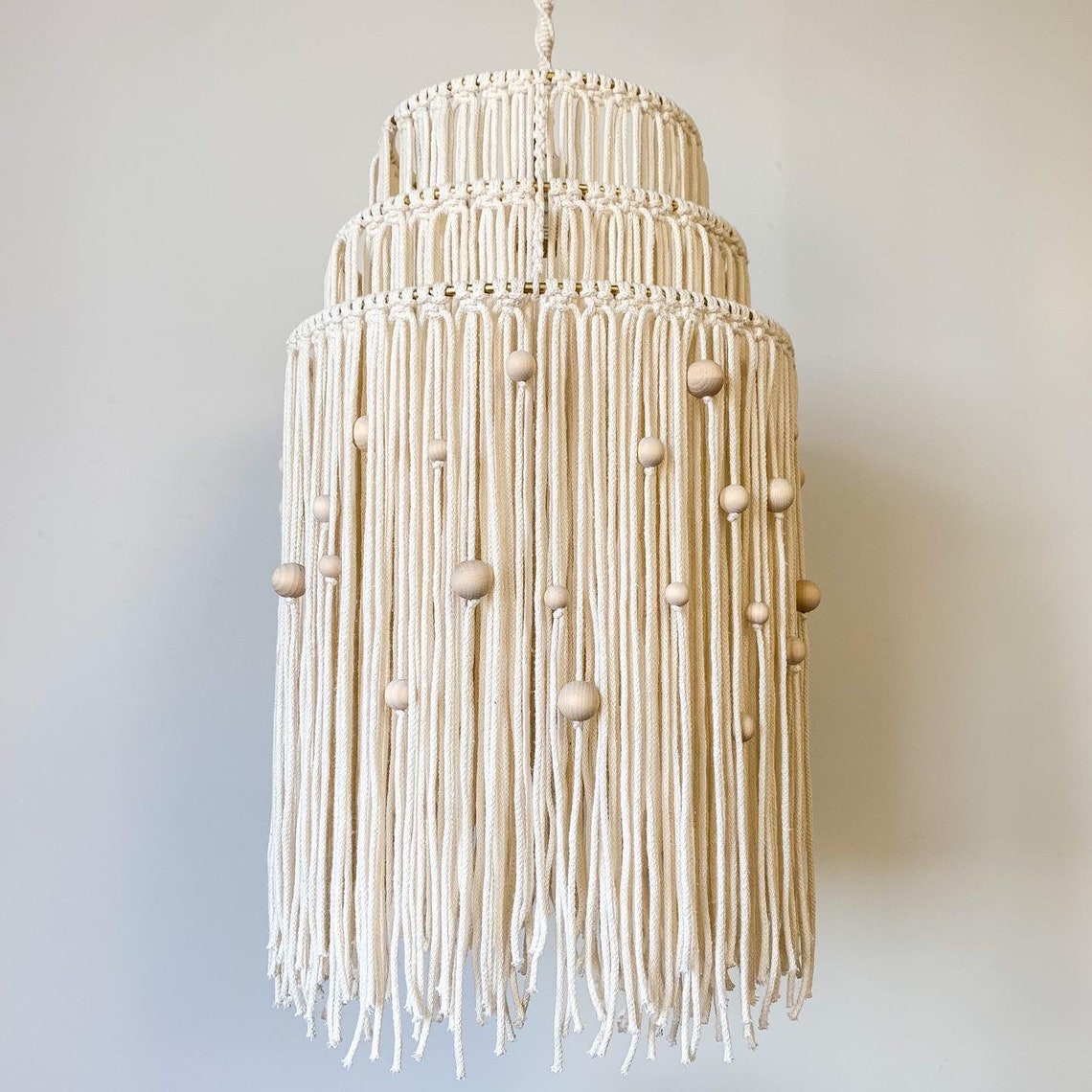 Boho Pendant Light, Nursery Light Fixture, Baby Room Lighting - Etsy