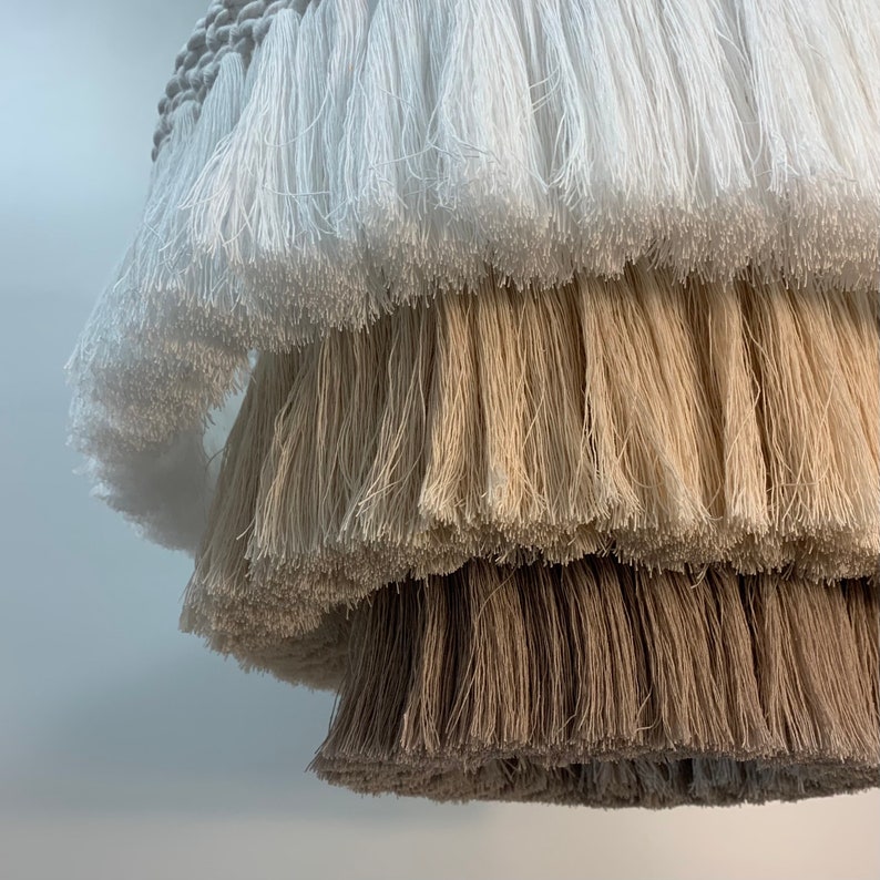 Boho Light. Fringes Chandelier, Three Layers Tassel Chandel, Colourful ...