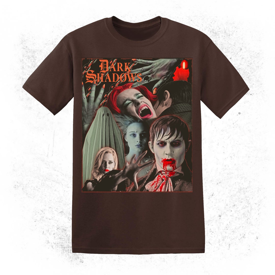 Dark Shadows Vintage Brown Shirt - Etsy