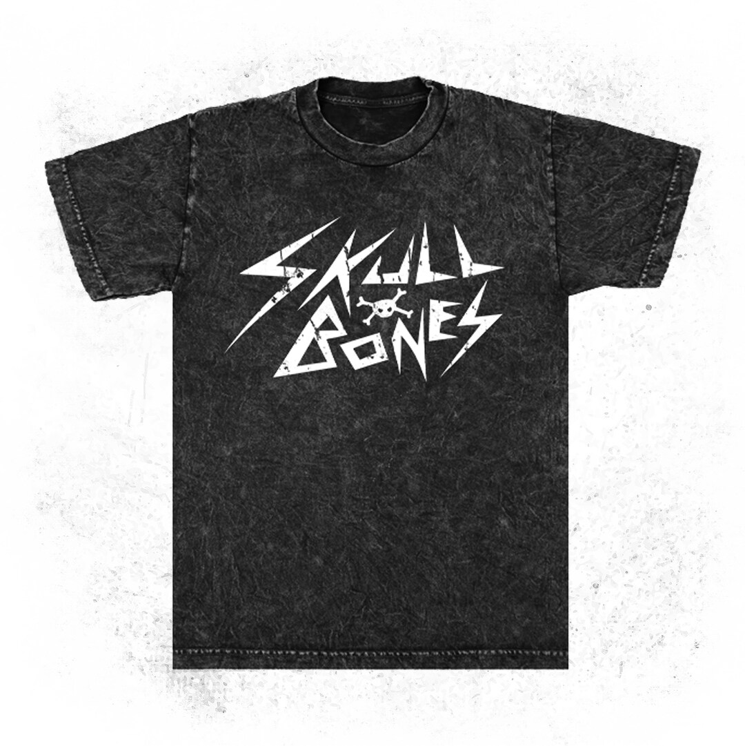 Skull and Bones Monster House Asphalt Wash Shirt - Etsy