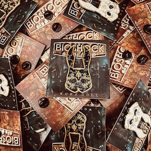 Bioshock Splicer Bunny Mask Enamel Pin - Etsy