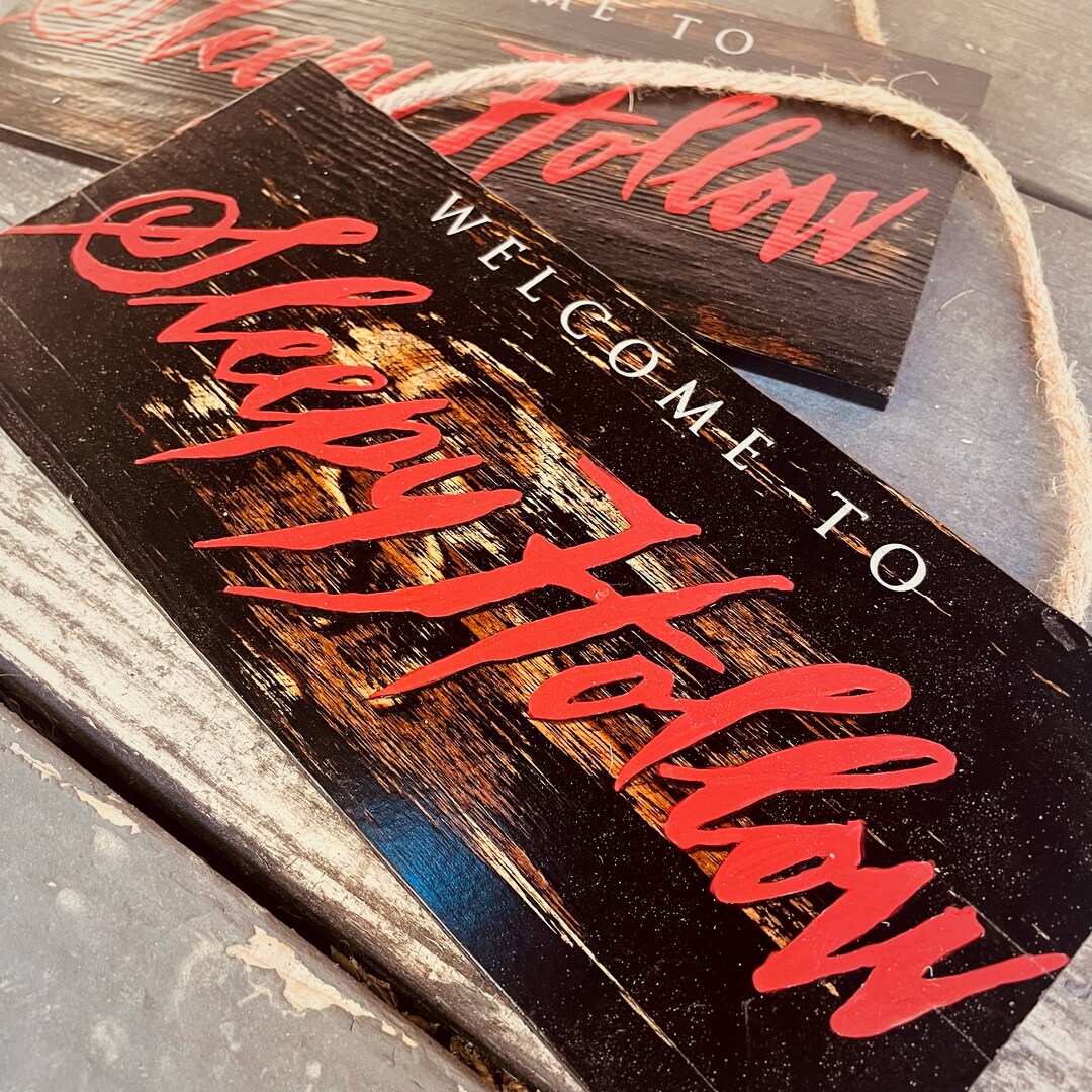Sleepy Hollow Decor Sign - Etsy