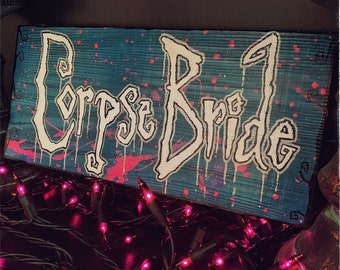 Corpse Bride Quote Wooden Sign Wall Decor - Etsy
