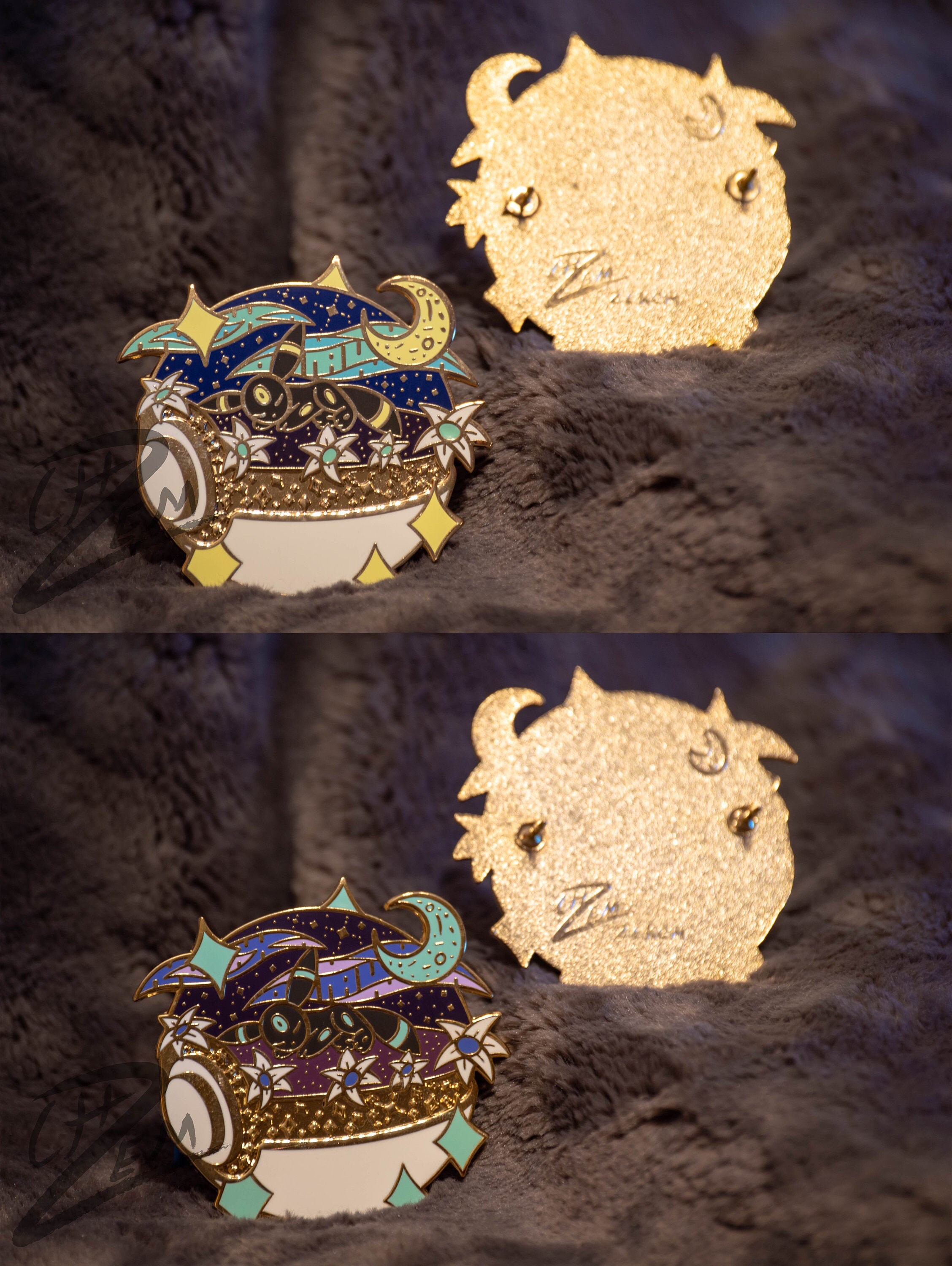 Umbreon Terrarium Hard Enamel Pin - Etsy