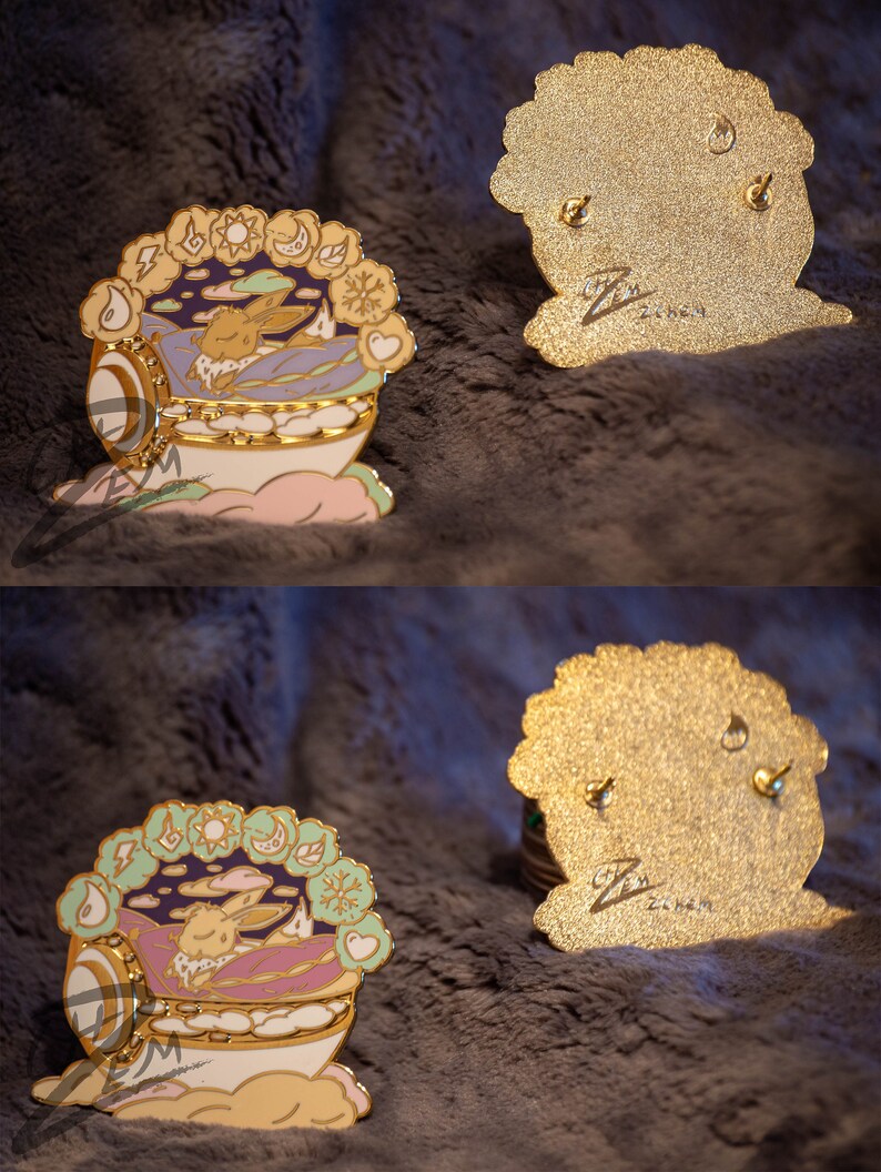 Eeevee Terrarium Hard Enamel Pin | Etsy