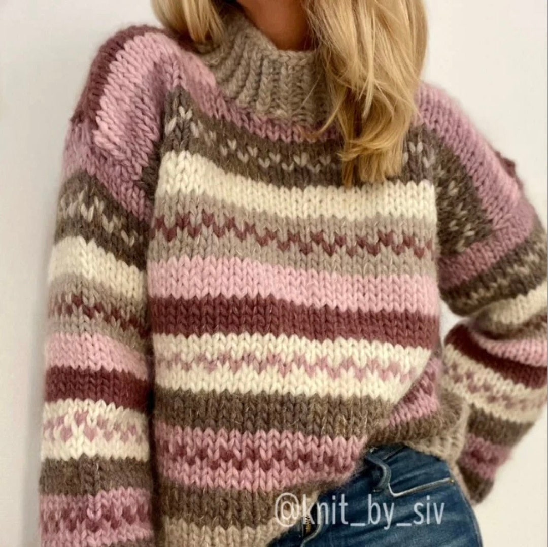 KNITTING PATTERN: My Fall Sweater - Etsy