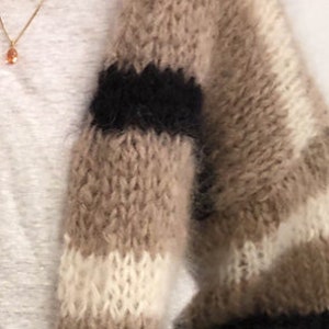 KNITTING PATTERN: Easy Striped Cardigan - Etsy