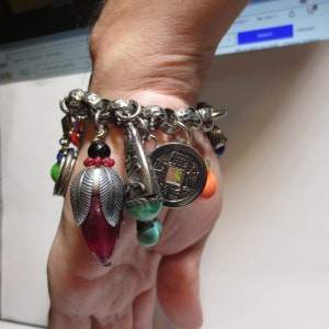 1950's Napier Chinese The.med Charm Bracelet. High Quality Costume ...