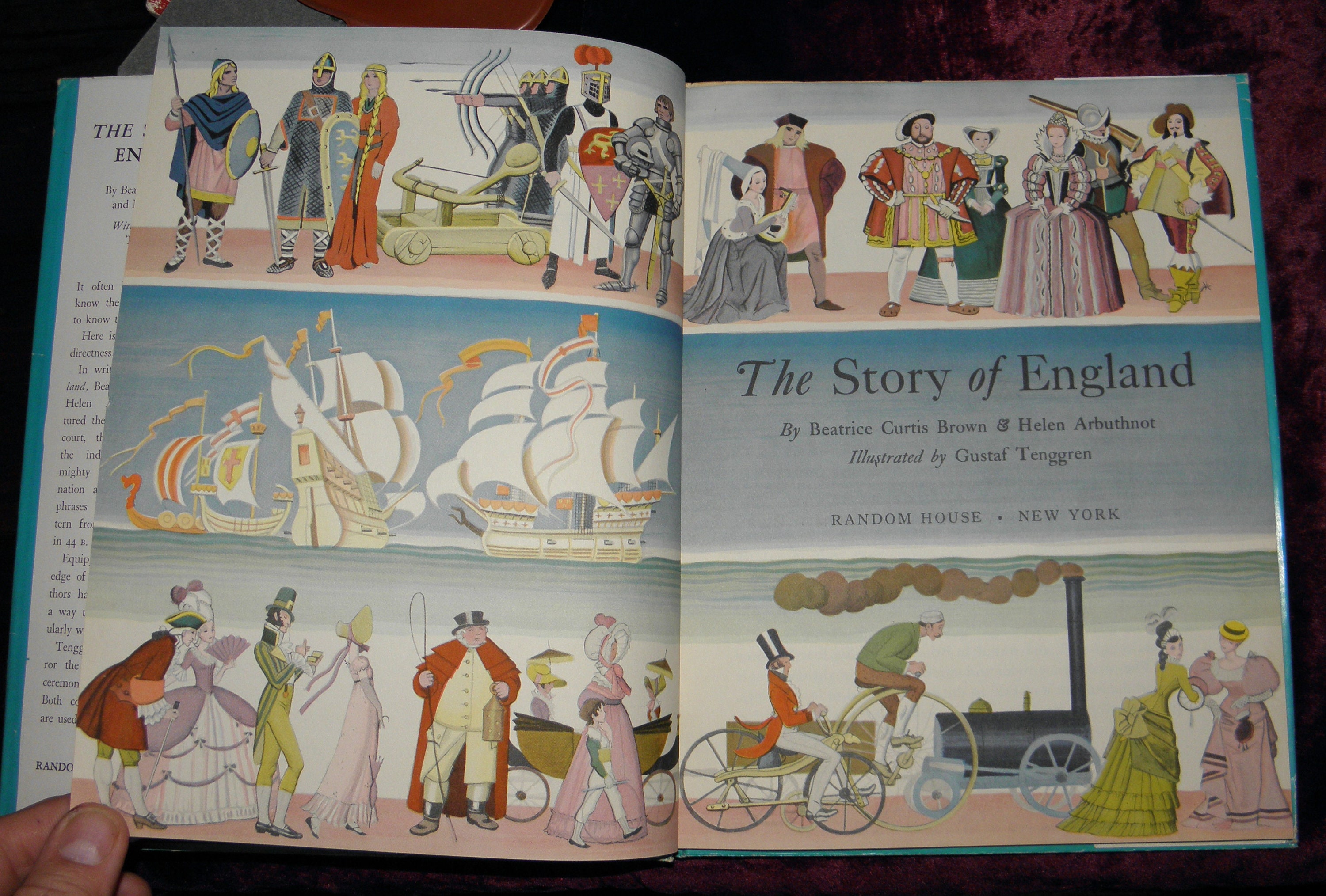 2 Vintage Children's Books: the Story of England 1943 and - Etsy UK