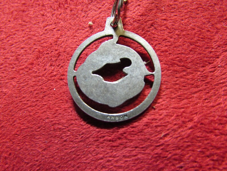 1960's ANSON Sterling Shark Pendant. Tiburon. Fish on 18" Sterling ...