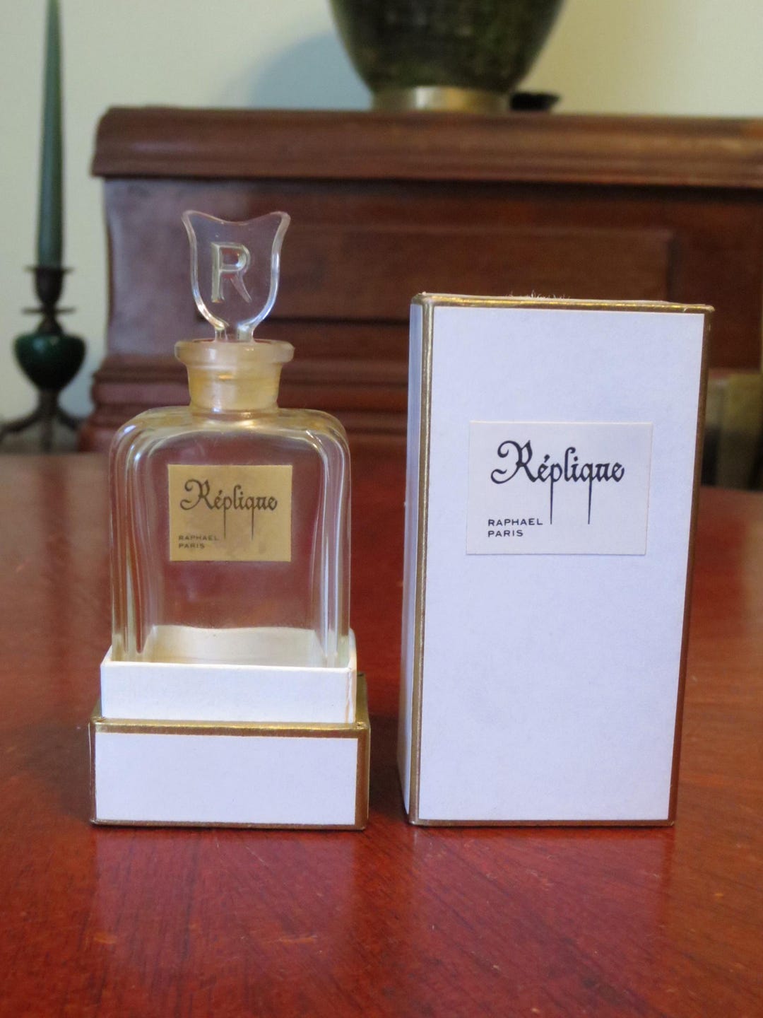 Vintage REPLIQUE Perfume Bottle by RAPHAEL PARIS Original Box. No ...