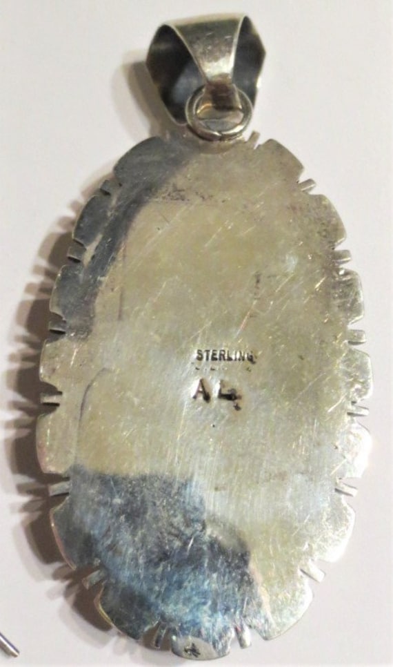 Lovely Native American Navajo White Turquoise/Agate a… - Gem