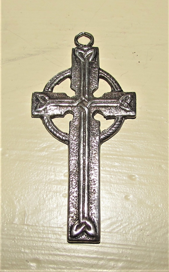 vintage scottish celtic cross - Gem