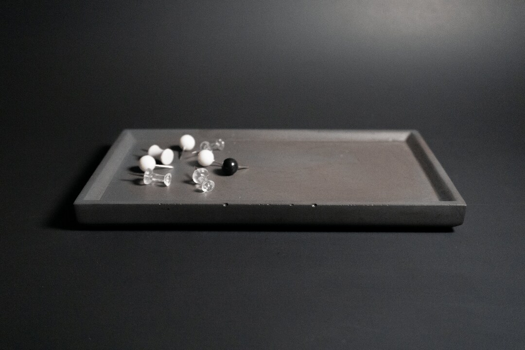 Concrete Tray | Decorative Tray | Candle Tray | Nightstand Tray | Desk ...