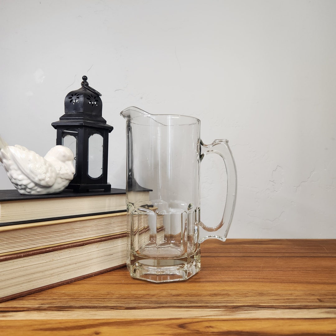 Clear Vintage Libbey Water Pitcher 30oz Vintage - Etsy