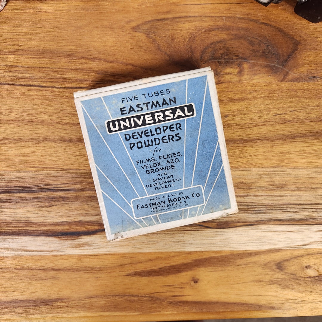 Rare Antique Eastman Kodak Universal Developer Powders for Films Plates ...