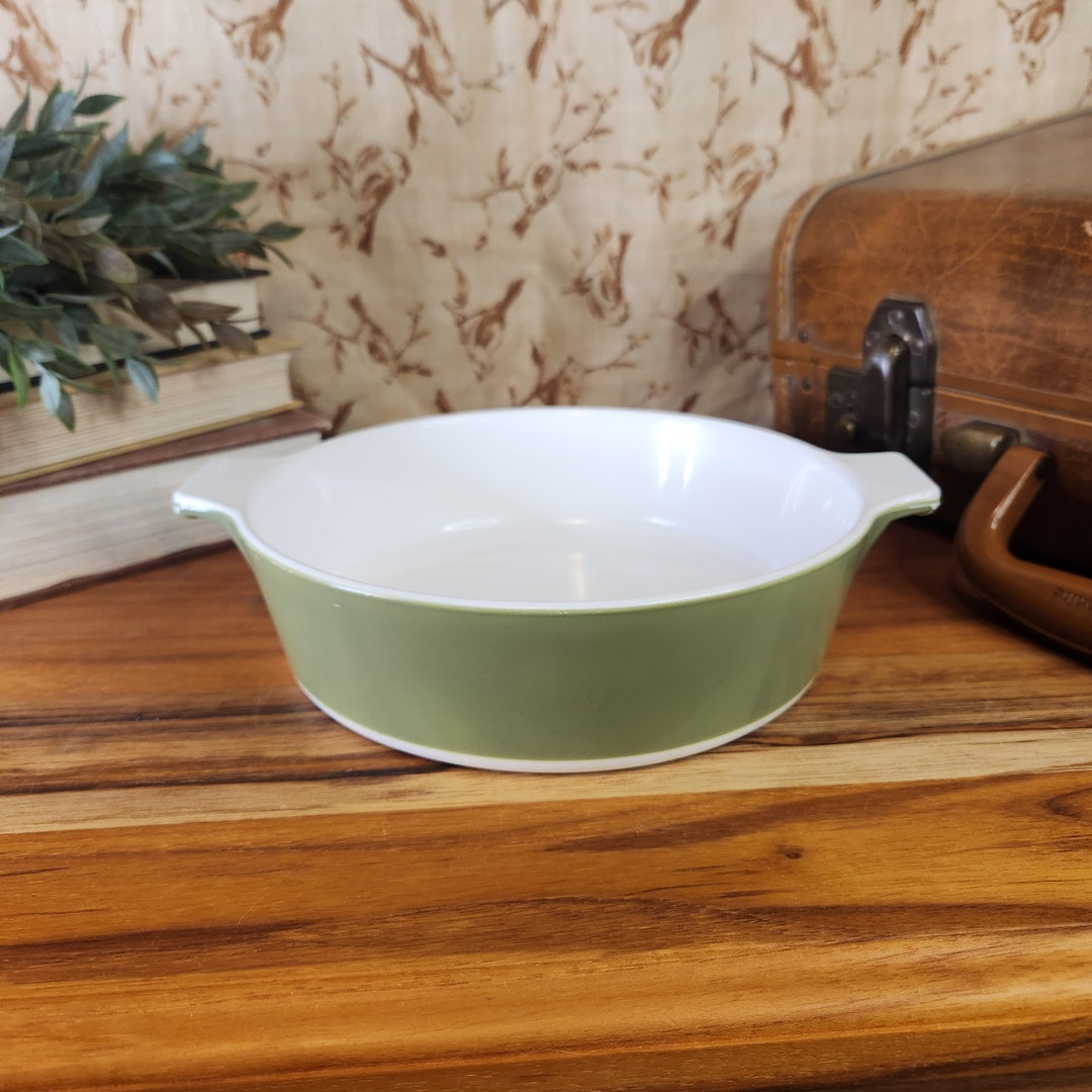 Vintage Avocado Green Corning Ware 1 Qt Casserole Dish P-701-B 1970s - Etsy