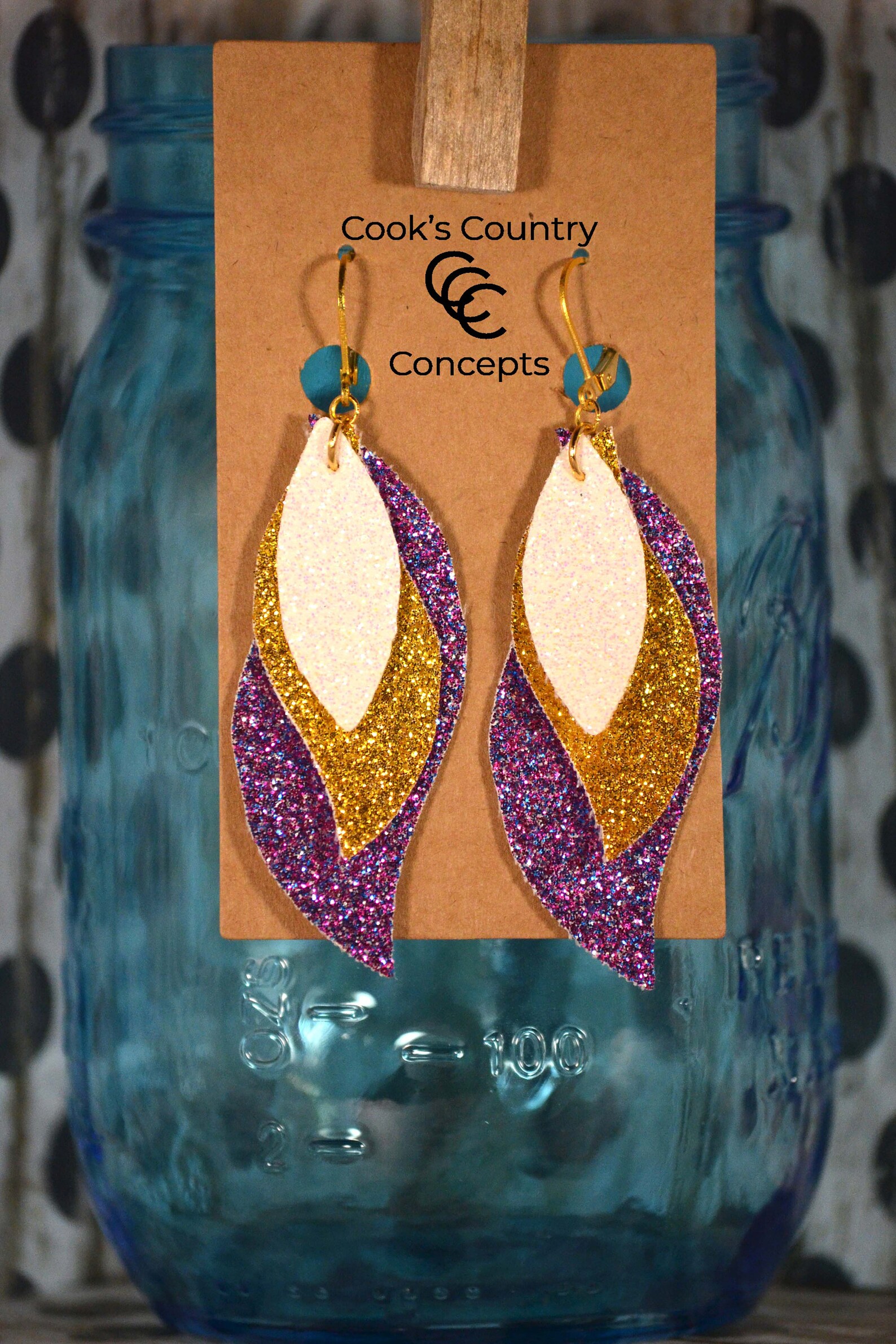 Tri-color Purple and Gold Panthers Vikings Pride Glitter and - Etsy