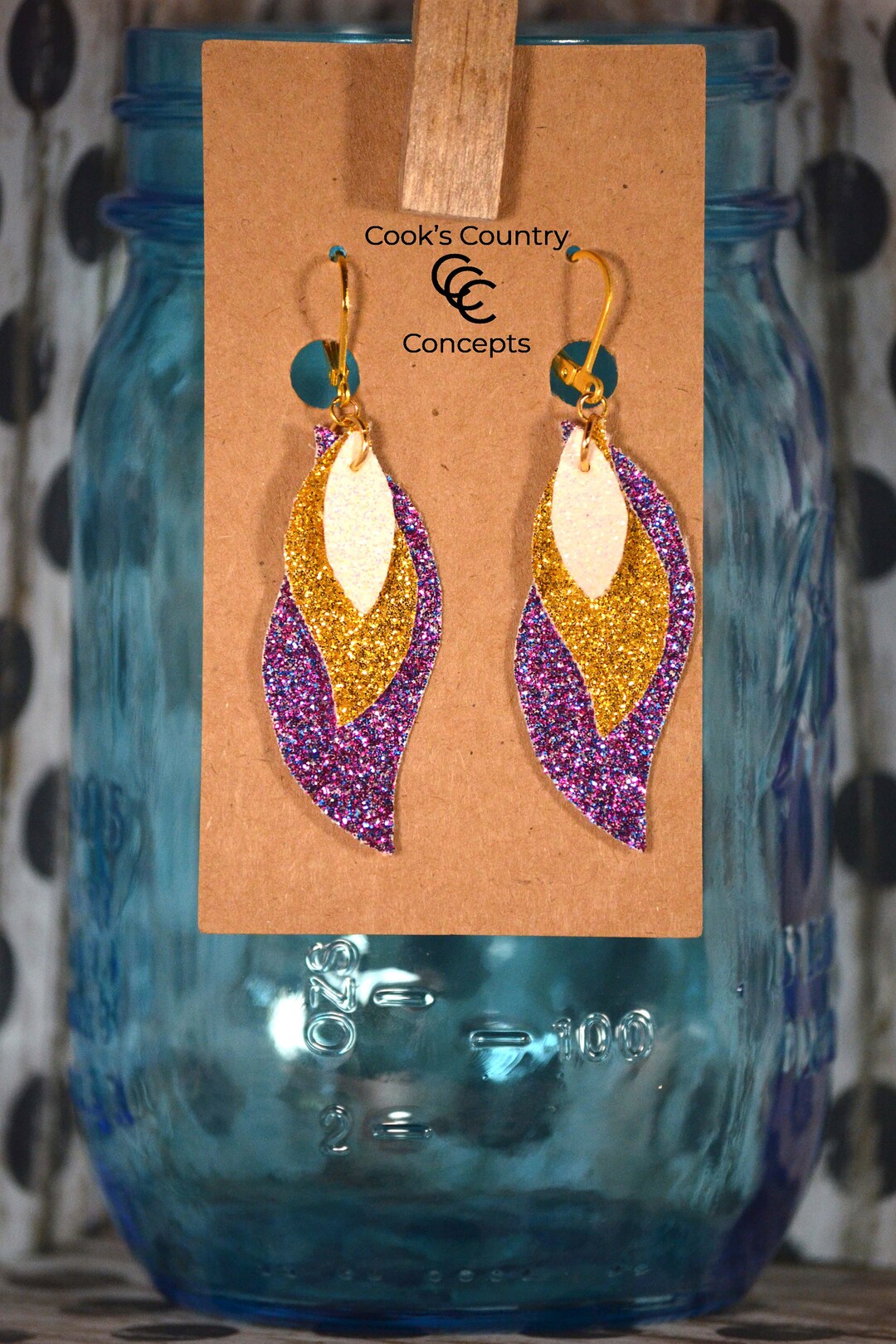 Tri-color Purple and Gold Panthers Vikings Pride Glitter and - Etsy