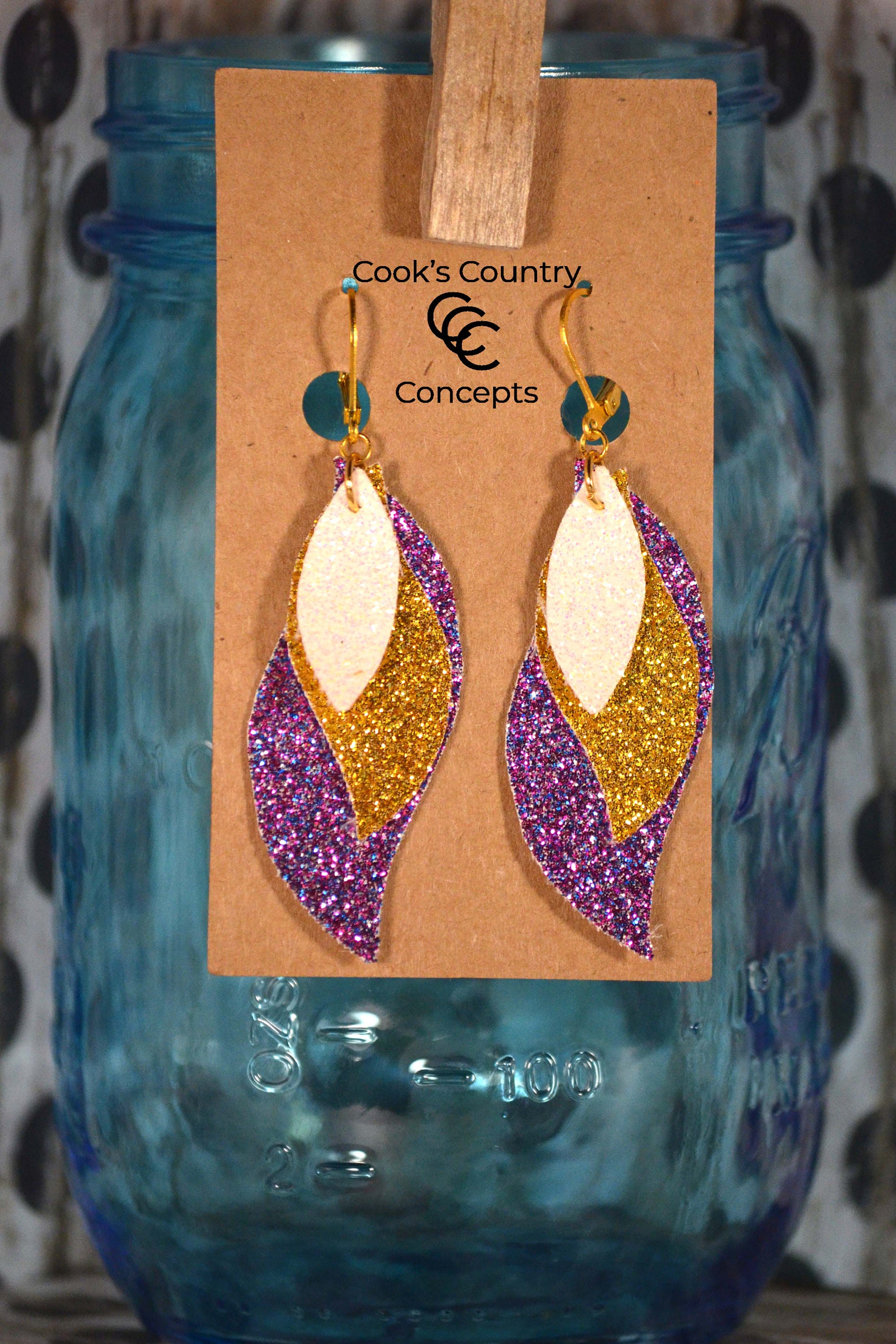 Tri-color Purple and Gold Panthers Vikings Pride Glitter and - Etsy