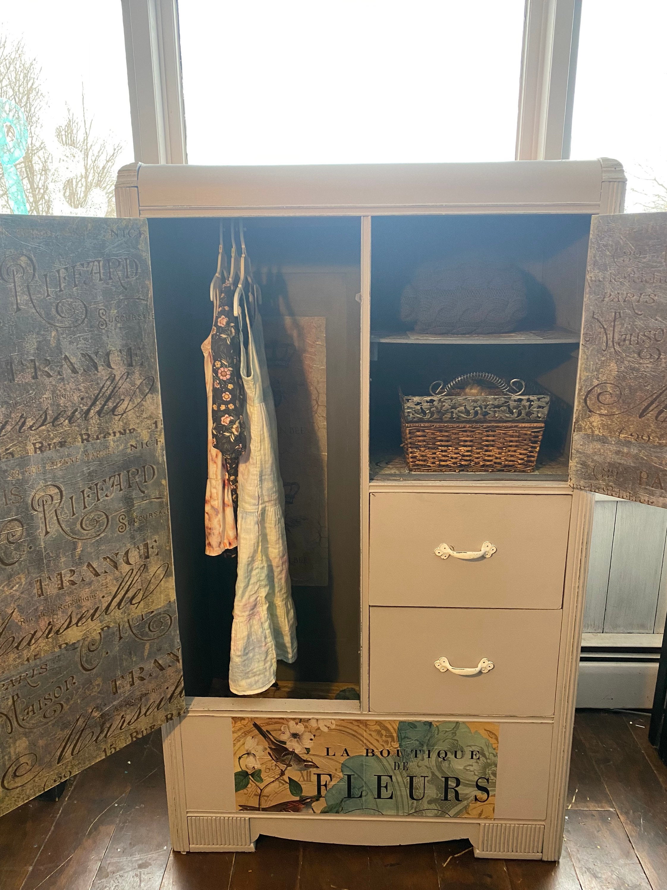 NEW!!! FREE Shipping!!! Vintage Chifferobe - Etsy