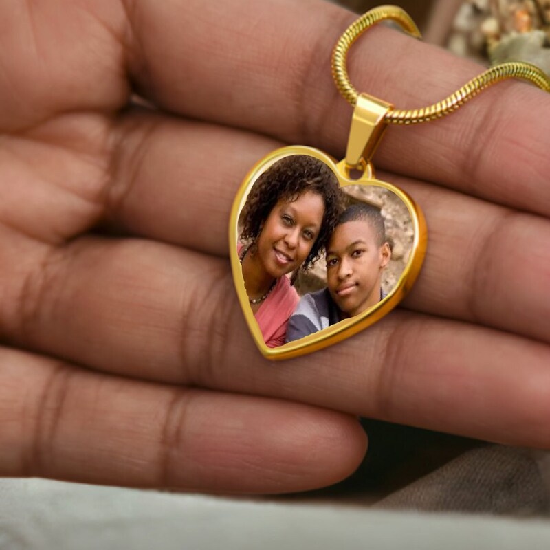 Personalized Photo Necklace - Etsy