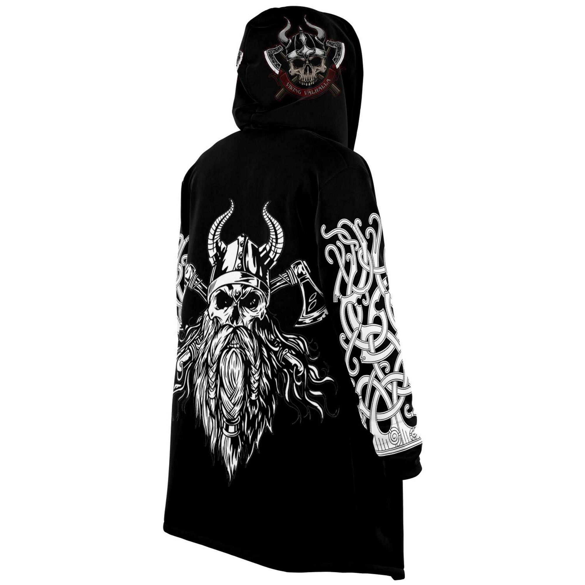 Valhalla Hooded Cloak Norse Hooded Cloak Odin Hooded Cloak | Etsy Singapore