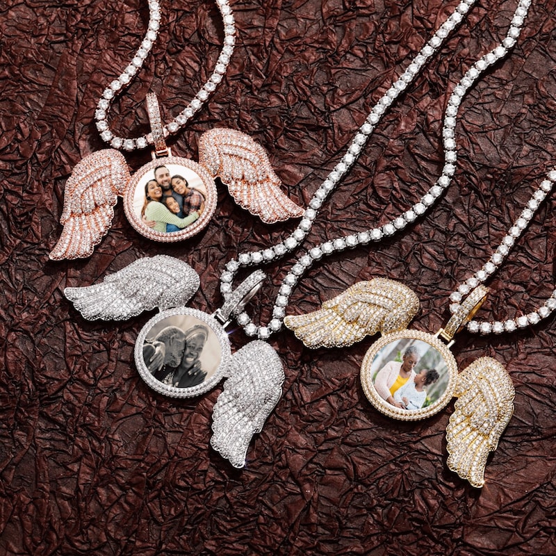 Circle Chain With Wings - Etsy