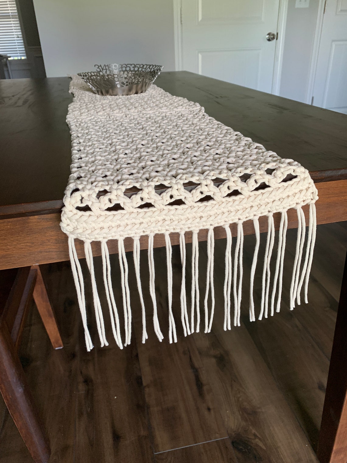 PATTERN - Ember Diamond Table Runner | Crochet Pattern | Crochet Table ...