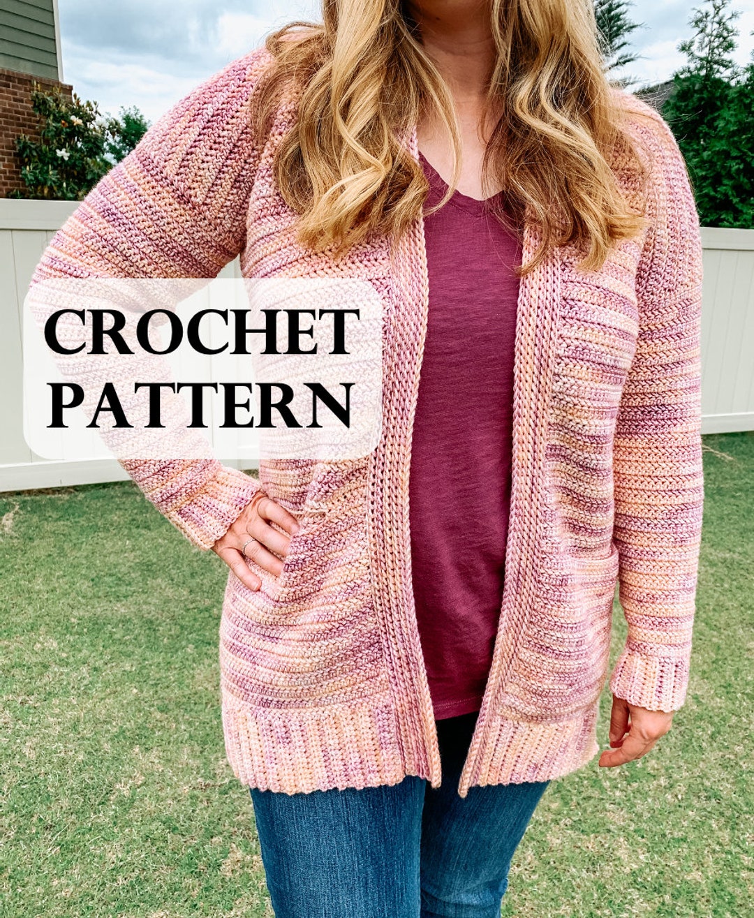 PATTERN - Catalina Cardigan, Crochet Cardigan, Crochet Sweater ...