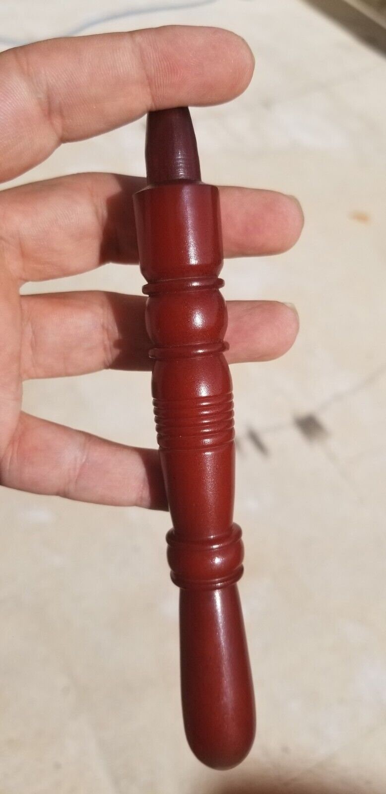 Antique Hookah Pipe Cherry Amber Vines Faturan Bakelite 49g - Etsy