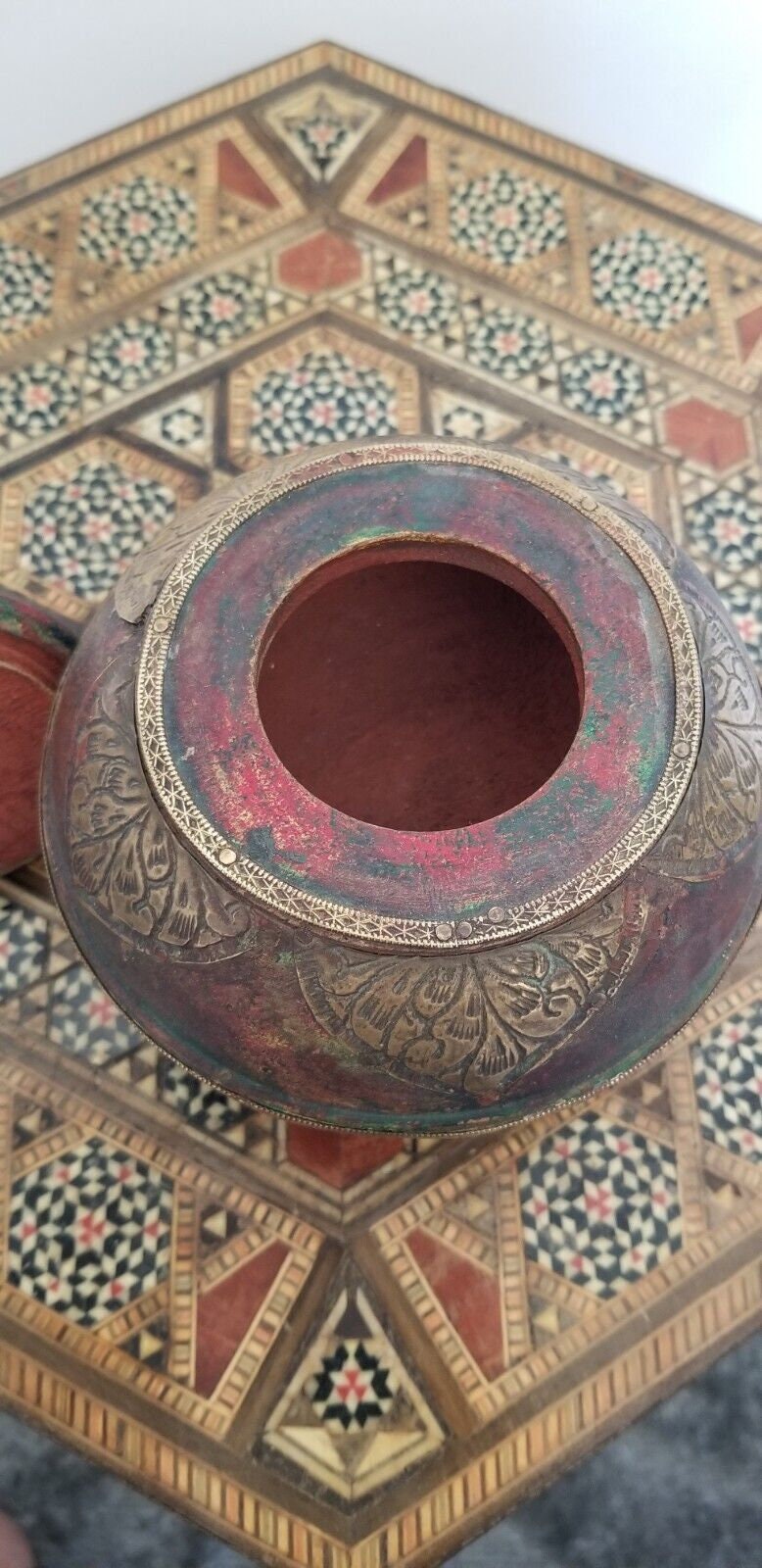 Antique Islamic Wood Copper Jewelry Box Hand Made - Etsy