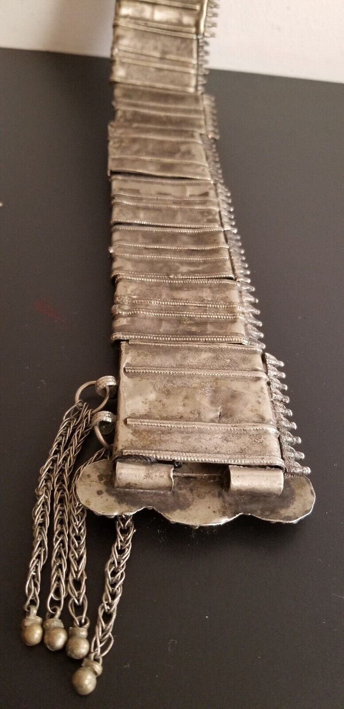 Antique Silver Yemeni Jewish Large Belt Handmade With Agate Stones 900 ...