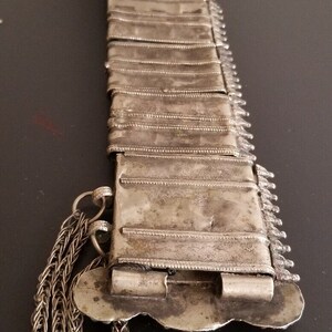 Antique Silver Yemeni Jewish Large Belt Handmade With Agate Stones 900 ...