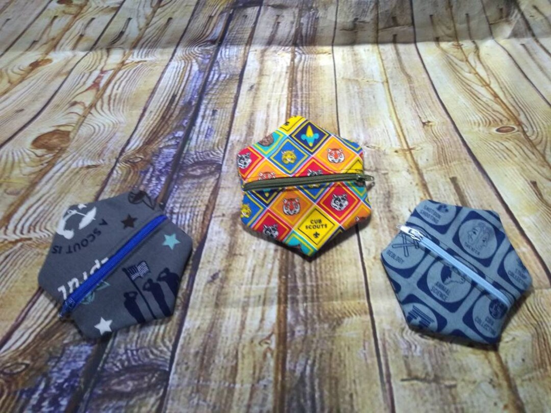 Help a Scout Go to CAMP Cub Scout Boy Scout Zipper Pouch Coin Purse ...