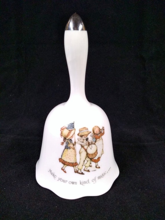 1974 HOLLY HOBBIE Porcelain Bell | Etsy