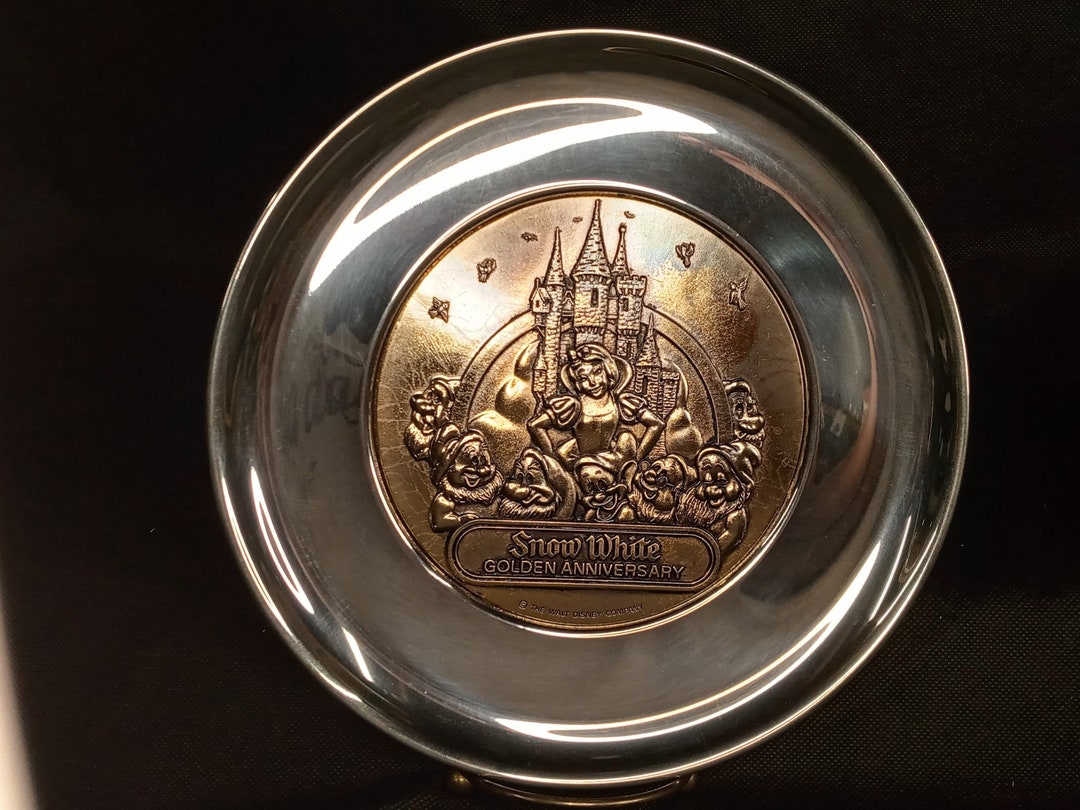 Snow White Golden Anniversary Commemorative Plate 1987 - Etsy