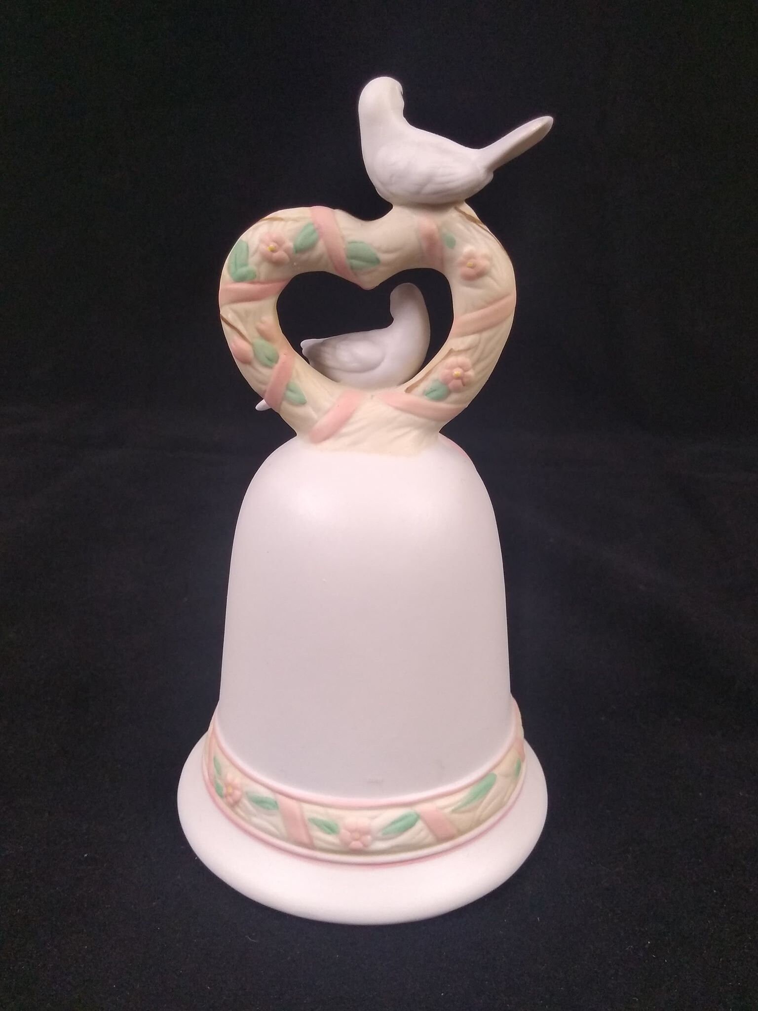 Vintage Enesco Bell With Doves 1988 - Etsy