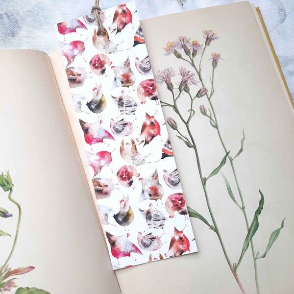 Chicken Bookmark - Etsy