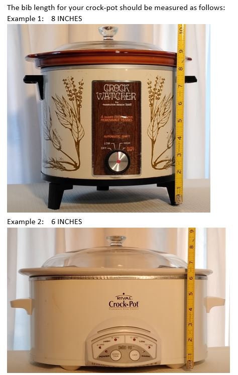 SALE: Crock-pot Bib PDF Sewing Pattern, Digital Download, Crock-pot ...