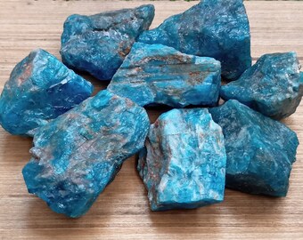 Raw Blue Gemstone - Etsy