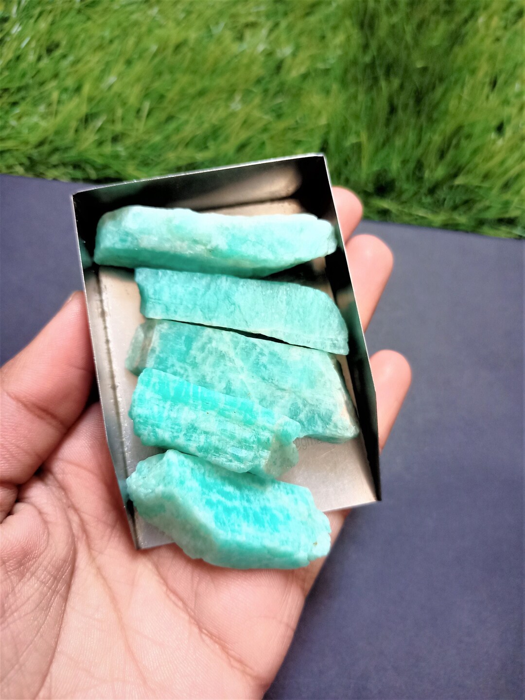 Raw Amazonite Crystal - Natural Amazonite Rough - Good Luck Stone ...