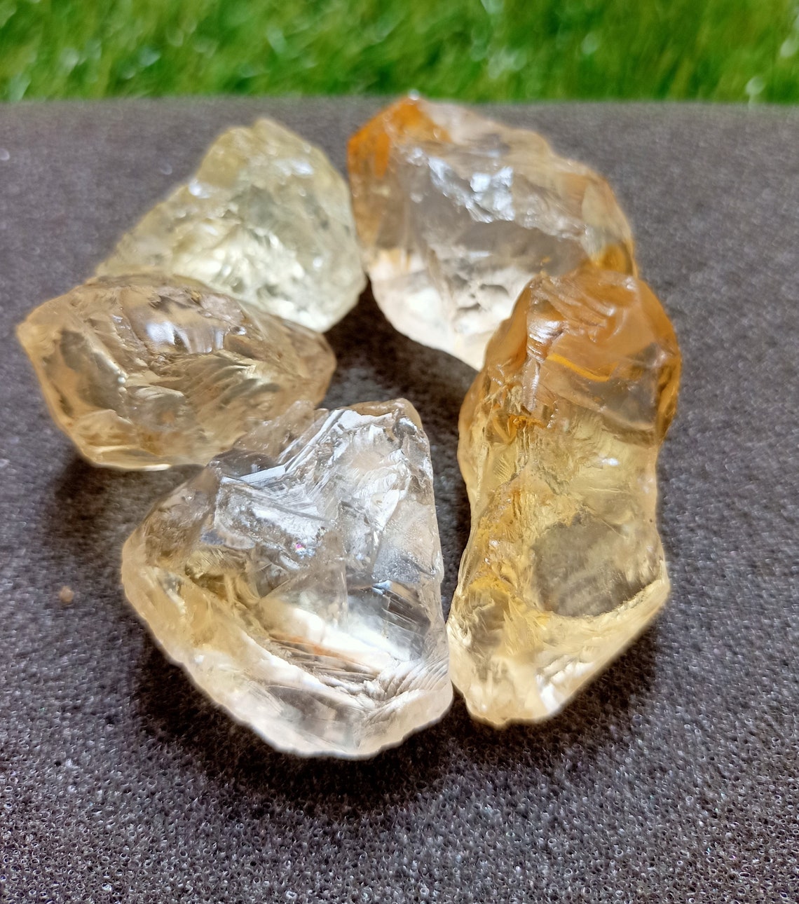 Raw Citrine Stone, Rough Chunk, Healing Crystal (25-30mm) - Etsy UK