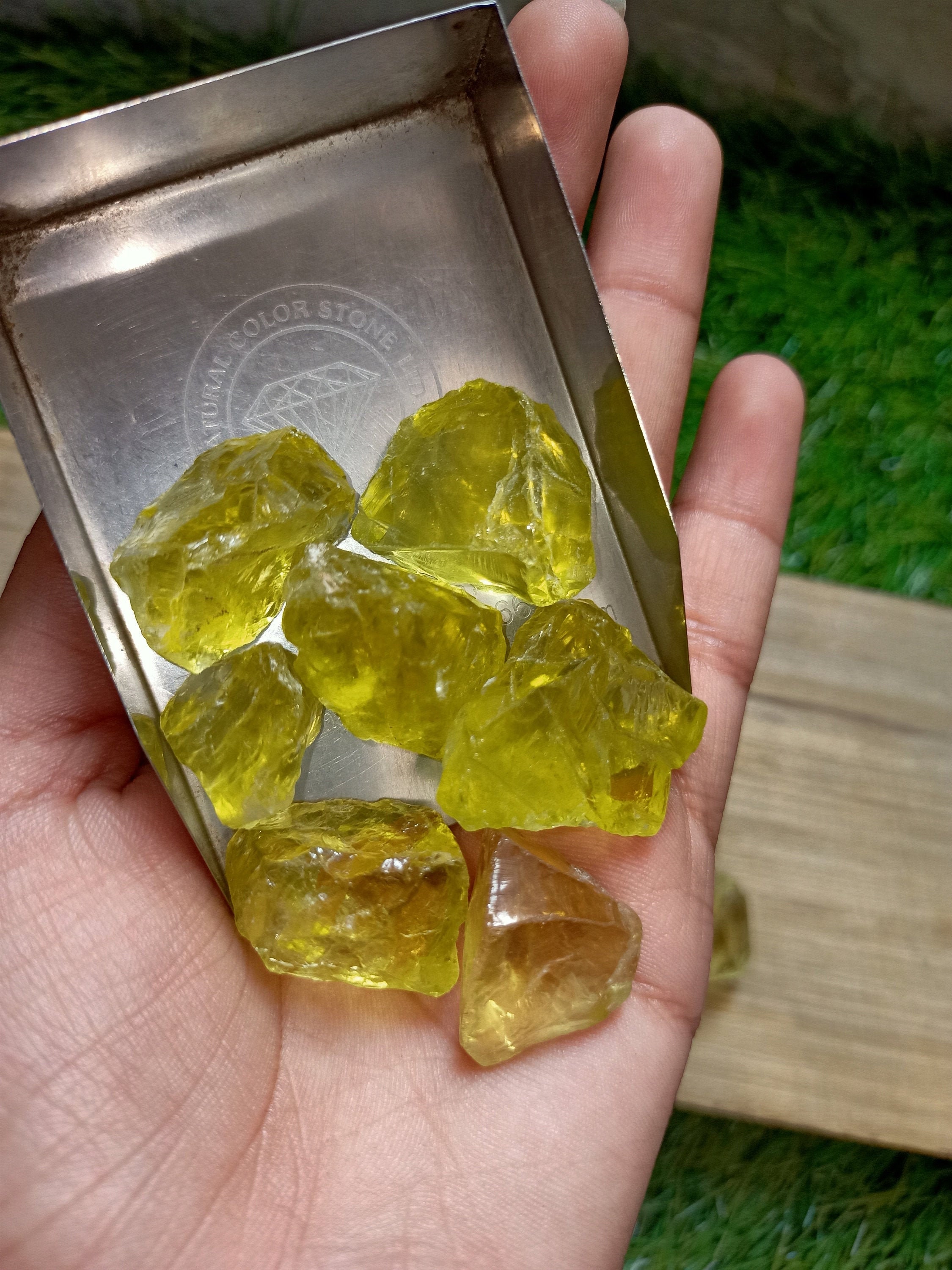 Natural Raw Lemon Quartz Crystal Rough Gemstone Raw | Etsy