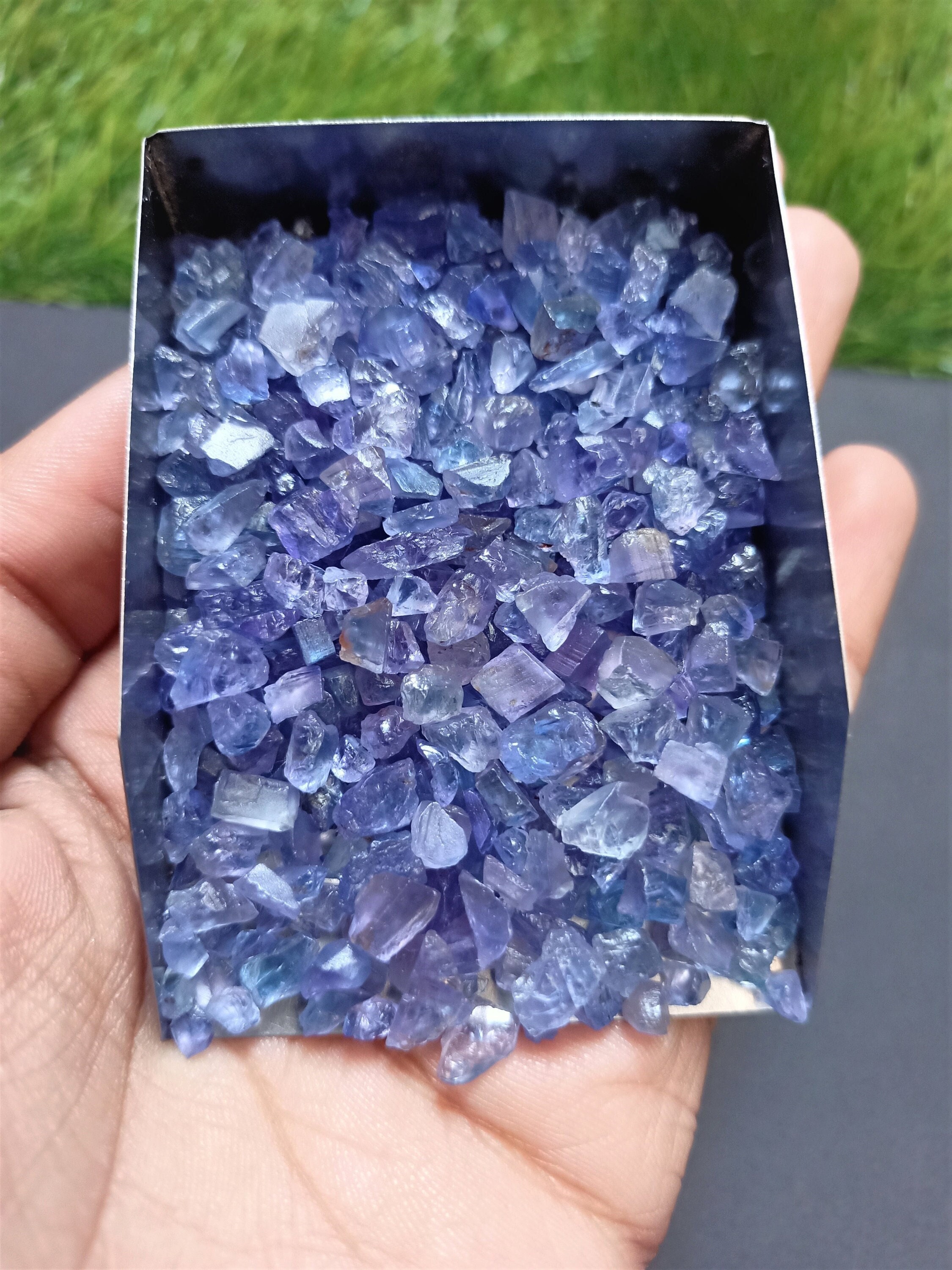 25 Piece Raw Tanzanite Stone Natural Mini Tanzanite 3.5 5 - Etsy